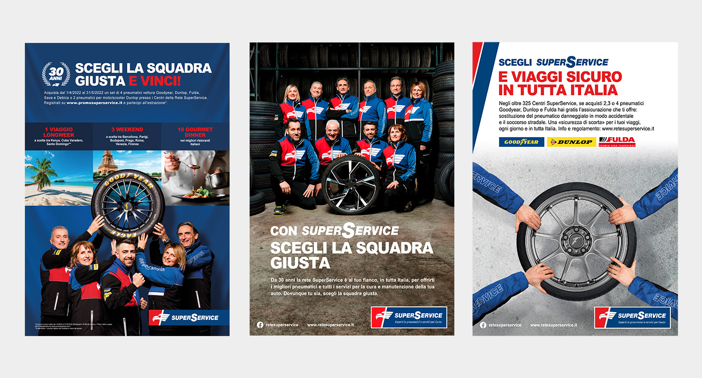 Progetto SuperService | Smallfish | Agenzia creativa a Milano